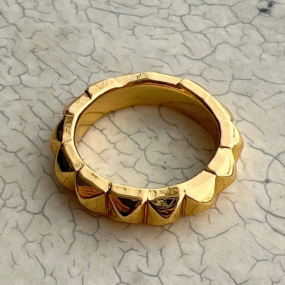 pyramid studs ring｜CHIEKO+(チエコプラス)公式通販