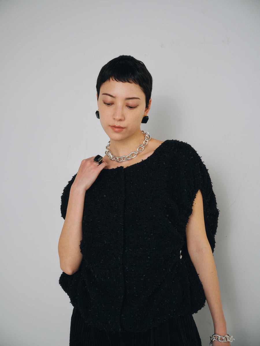 tweed ball vest｜CHIEKO+(チエコプラス)公式通販